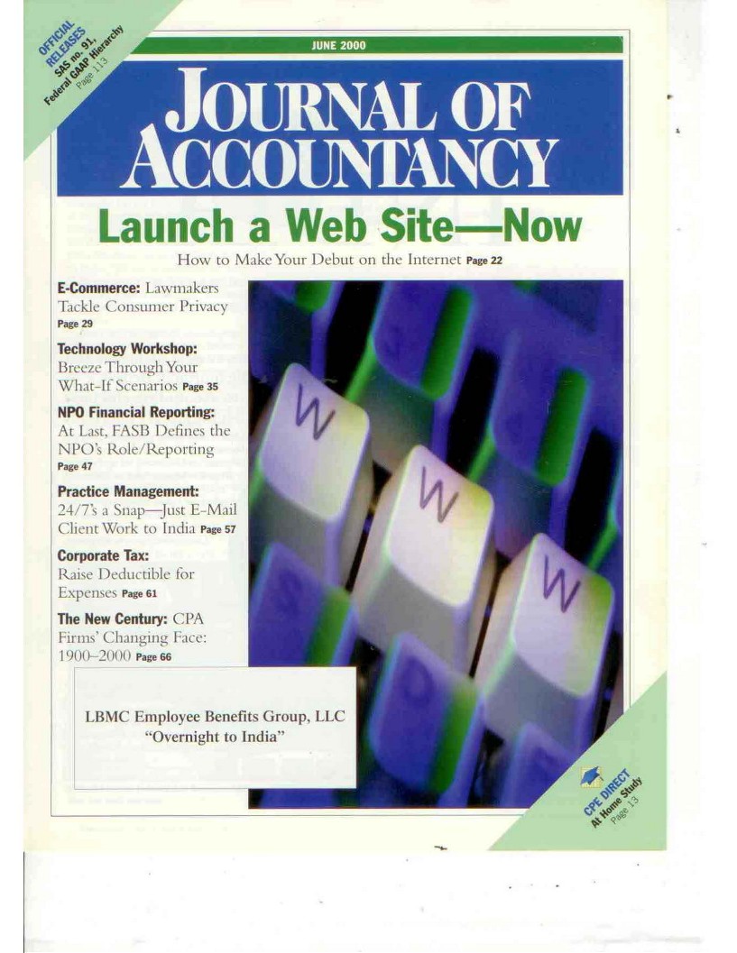 Journal of Accountancy | SandMartin Outsourcing Experts