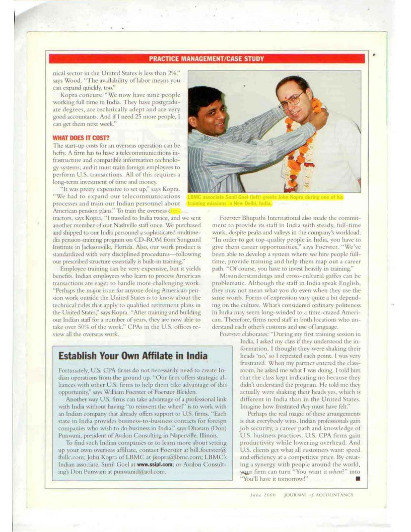 Journal of Accountancy | SandMartin Outsourcing Experts
